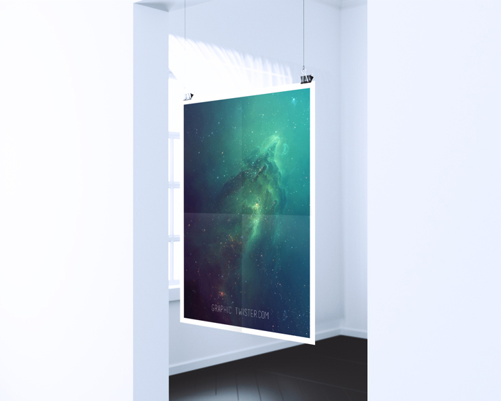 Premium Poster Mockup - Mockup Templates Images Vectors Fonts Design