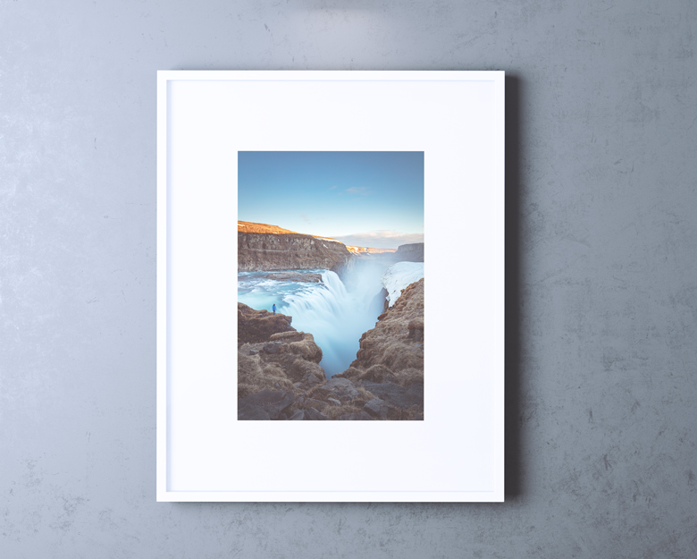 Single Wall Picture Frame Mockup